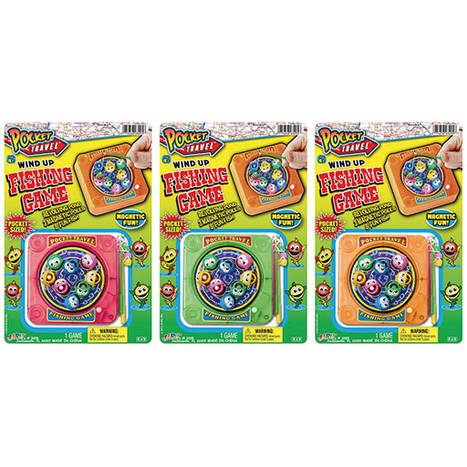 Jaru Wind Up Fishing Game (Clip Strip)